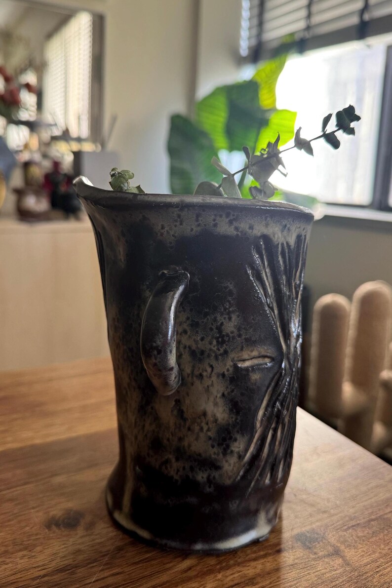 Hand-built Ceramic Pottery Textured Vase - Etsy