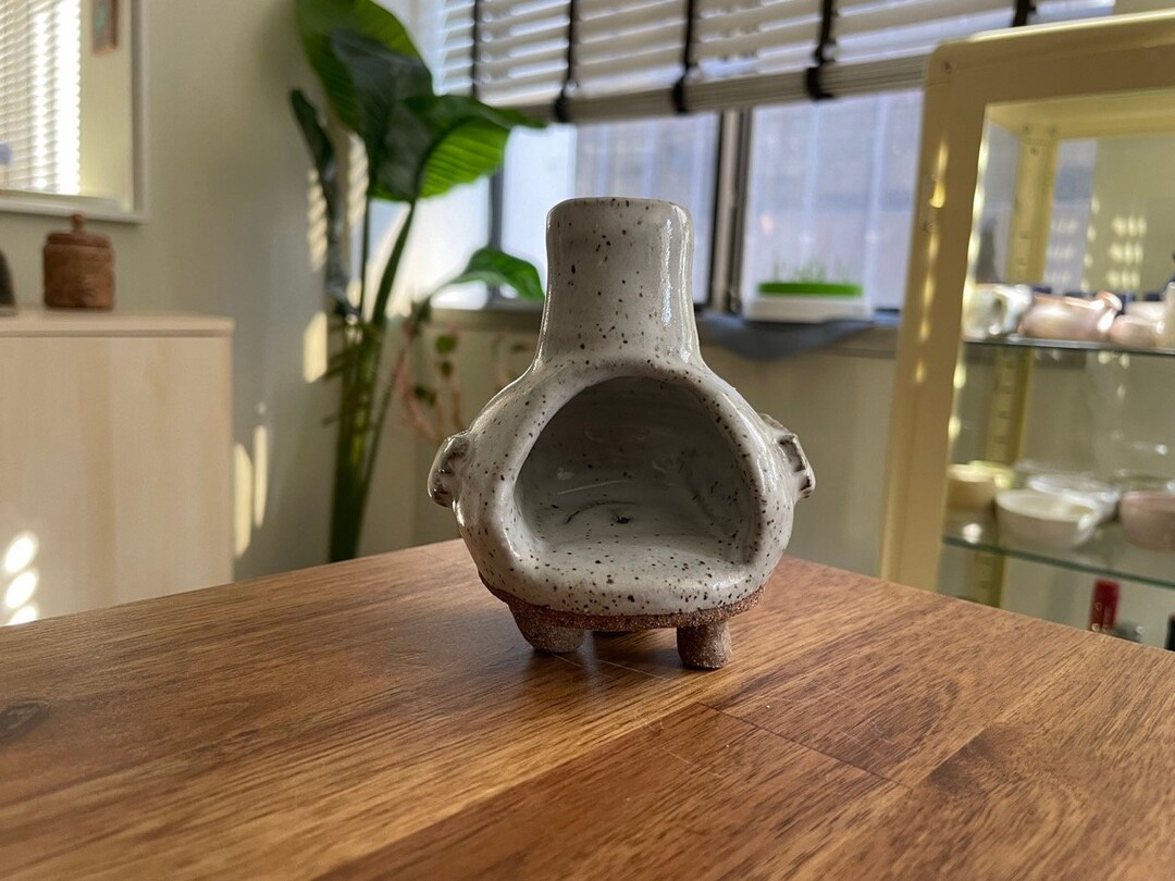 Mini Ceramic Pottery Incense Chiminea - Mariposa - Etsy