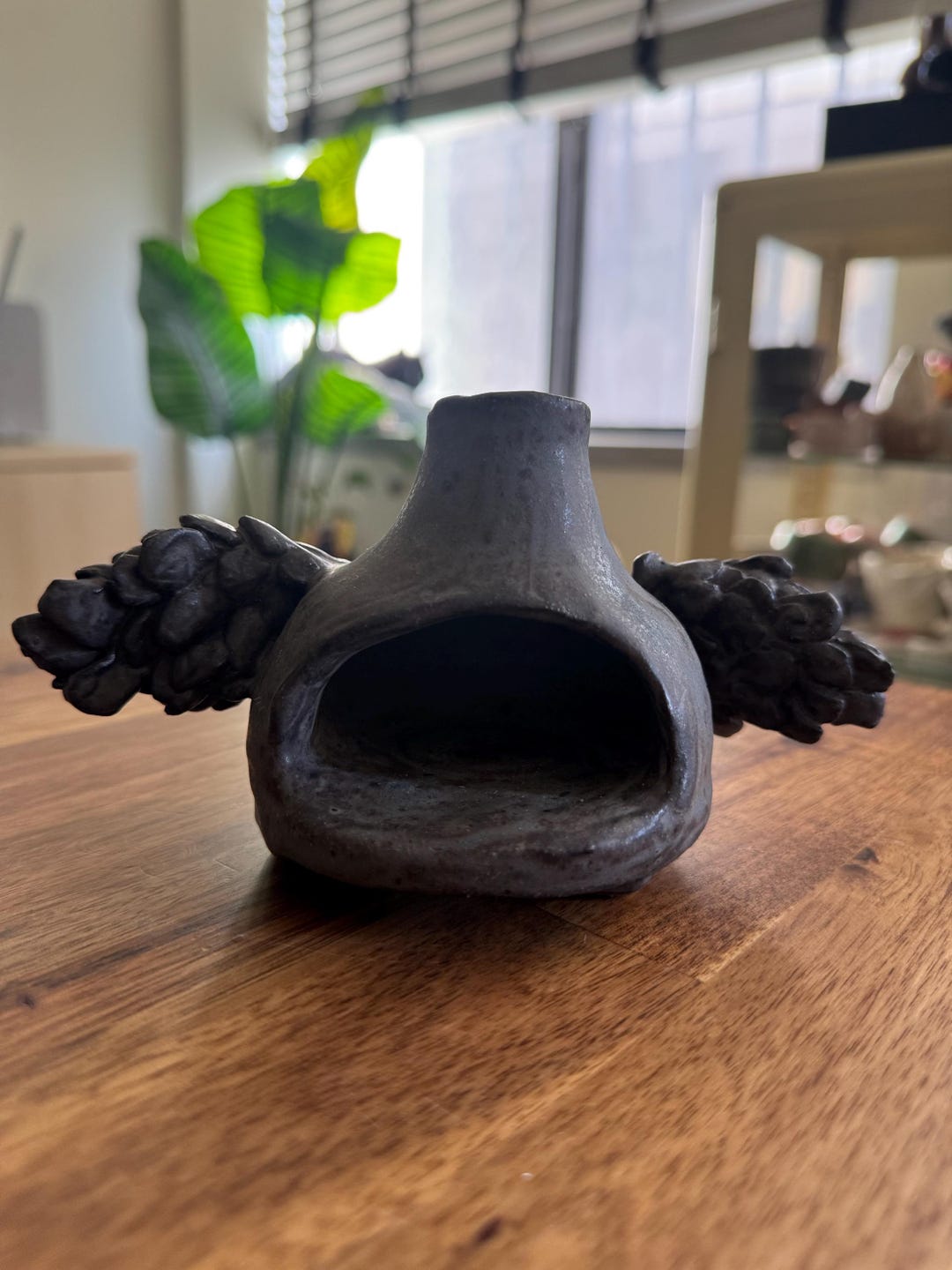 Dark Angel Ceramic Pottery Mini Chiminea Incense Burner - Etsy