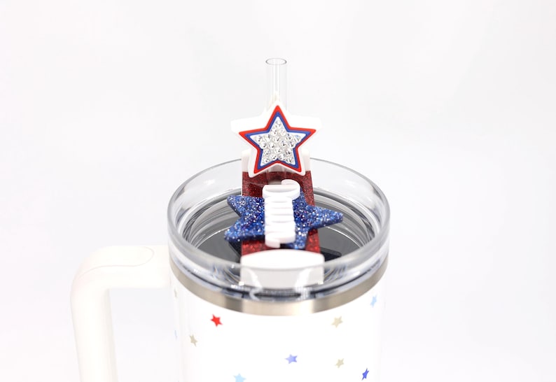 3D Star Straw Topper | Made for Stanley Straws 10mm | Cup Accessory ...