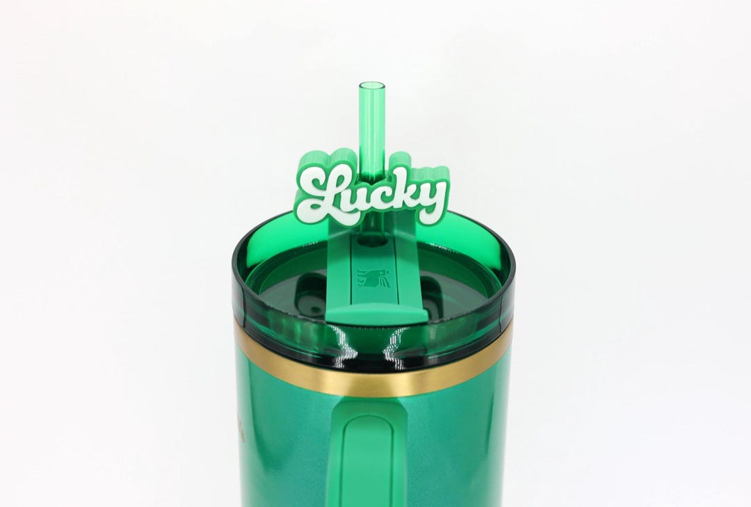 3D Lucky Straw Topper | Made for Stanley Straws 10mm | Cup Accessory ...