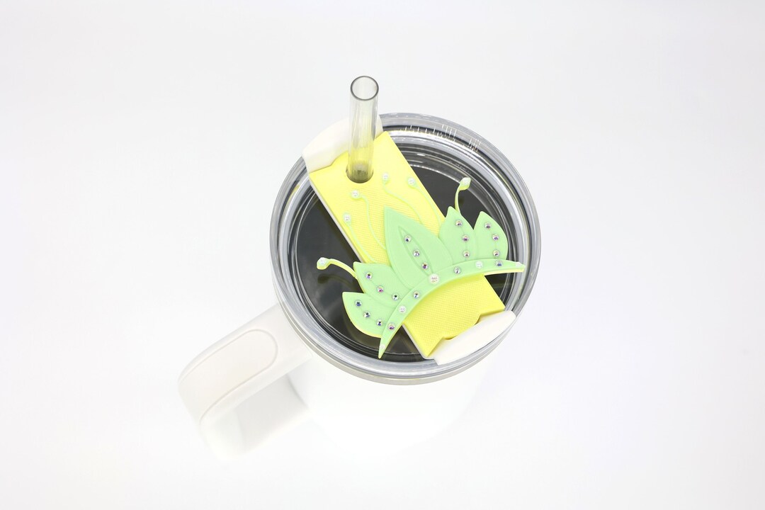 Rhinestone Stanley Tumbler Tiana Frog Tiara Lid Topper by - Etsy