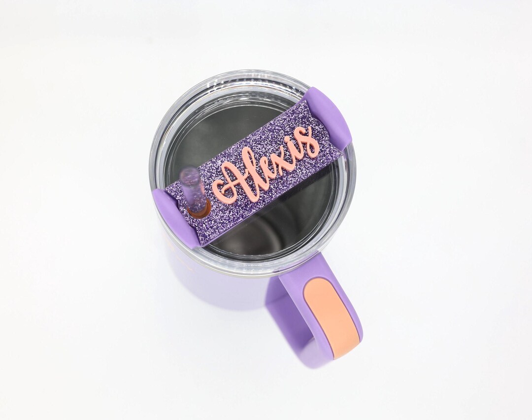 STANLEY Periwinkle Personalized Name Tag for Tumbler Lid | Quencher H2 ...