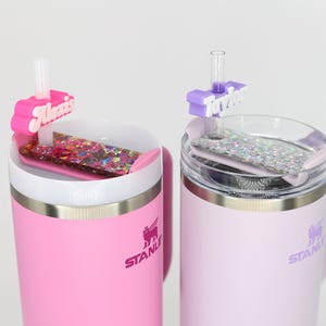 3D Personalized NAME Straw Topper | Made for Stanley Straws 10mm | Cup ...