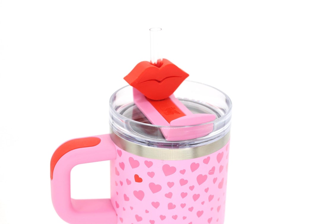 3D Lips Straw Topper | Made for Stanley Straws 10mm | Cup Accessory ...
