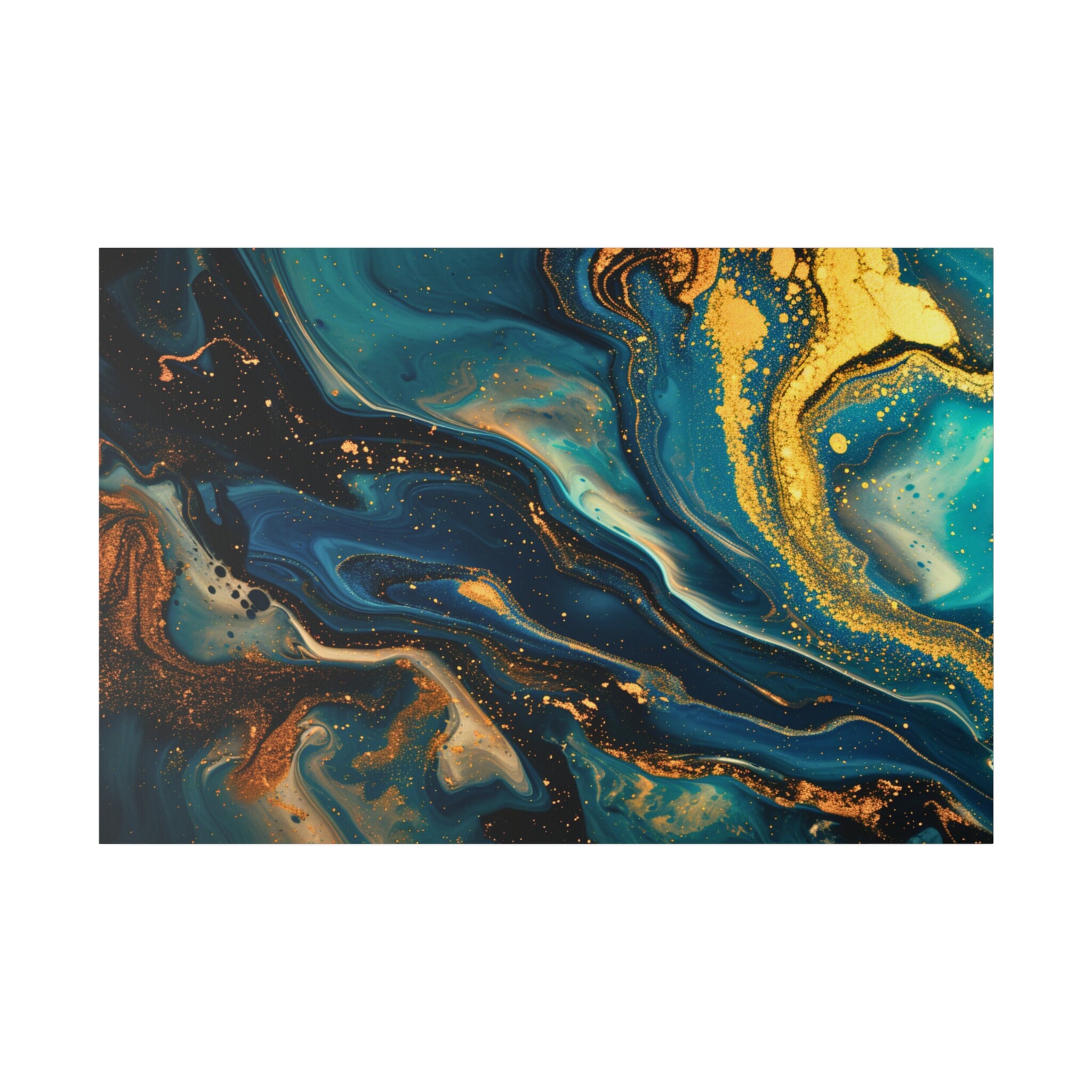 Fluid Art Painting, Canvas, Room Wall Decor, Fluid Acrylic Art, Wall ...