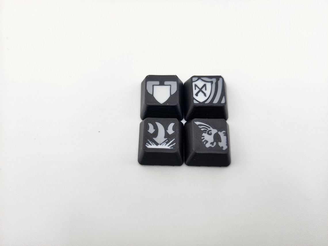 Runescape Keycaps - Custom 3D Printed Gaming Keys - Mechanical Keyboard ...
