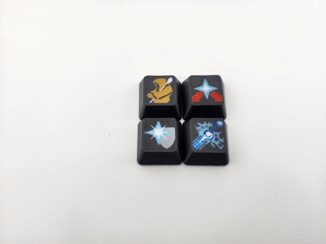Runescape Keycaps - Custom 3D Printed Gaming Keys - Mechanical Keyboard ...