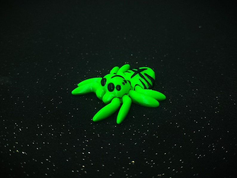 Articulated Tiny Spider 3D Printed Flexible Fidget Toy Cinderwing 3D - Etsy