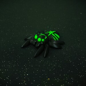 Articulated Tiny Spider - 3D Printed - Flexible Fidget Toy - Cinderwing ...