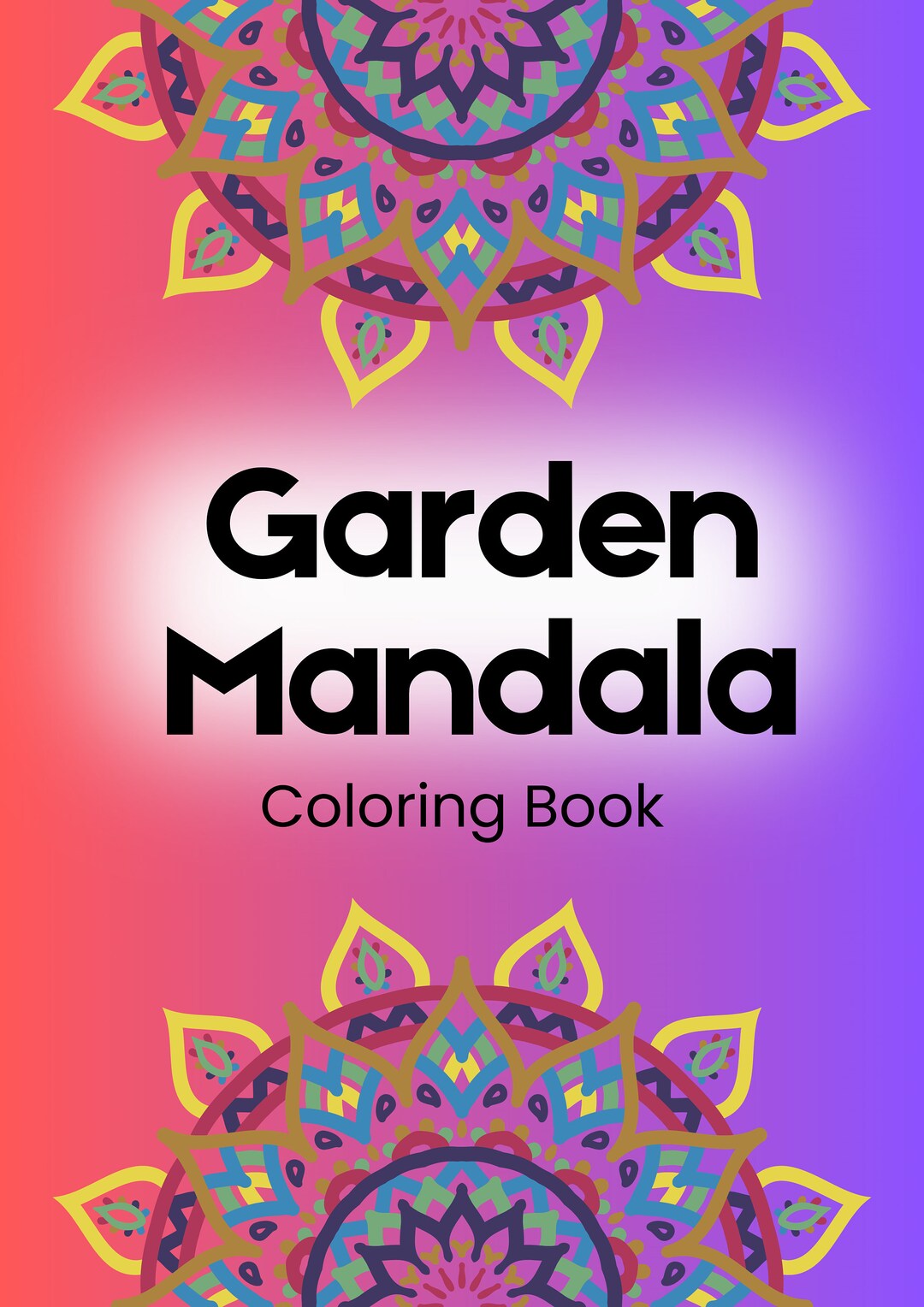 Mandala Coloring Book - Printable - Etsy