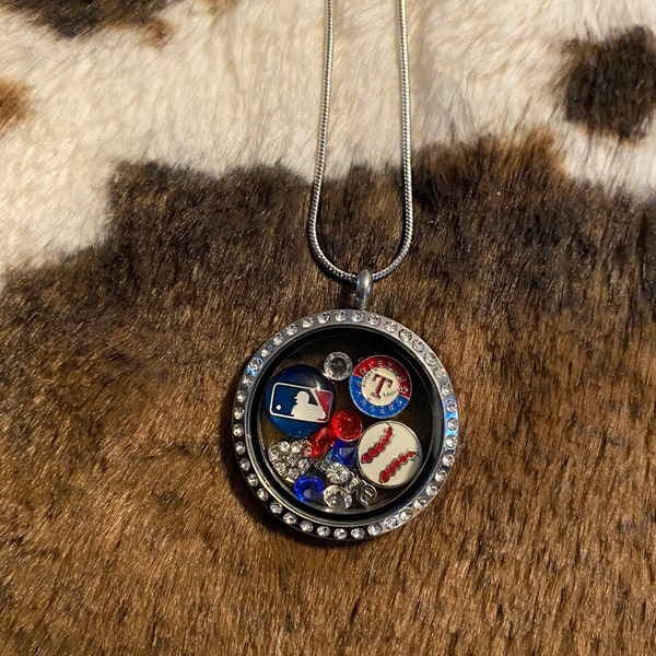 Texas Rangers Necklace - Etsy