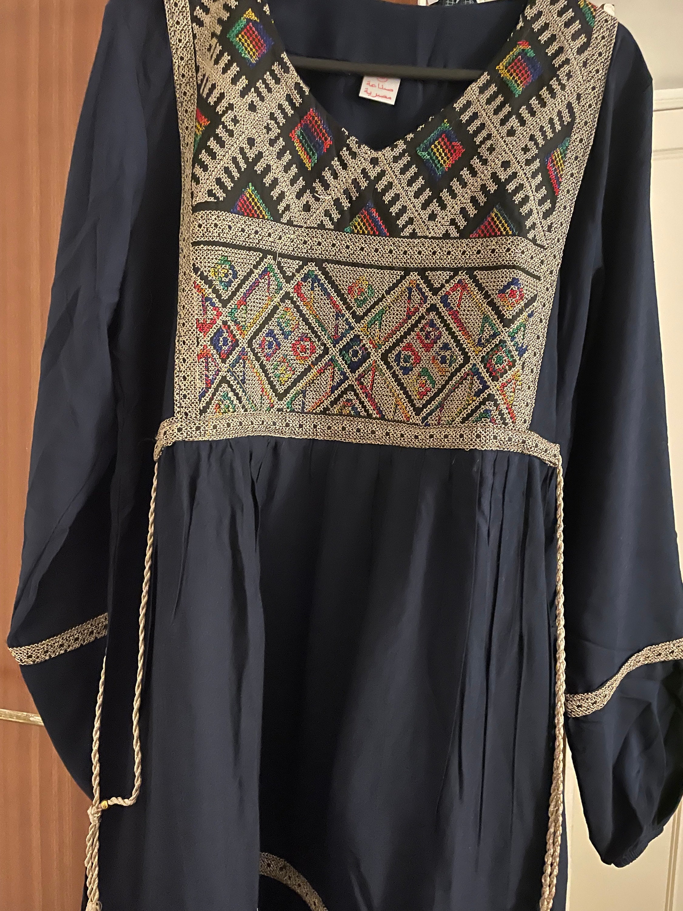 Traditional Embroidery Egyptian Galabeya Etsy
