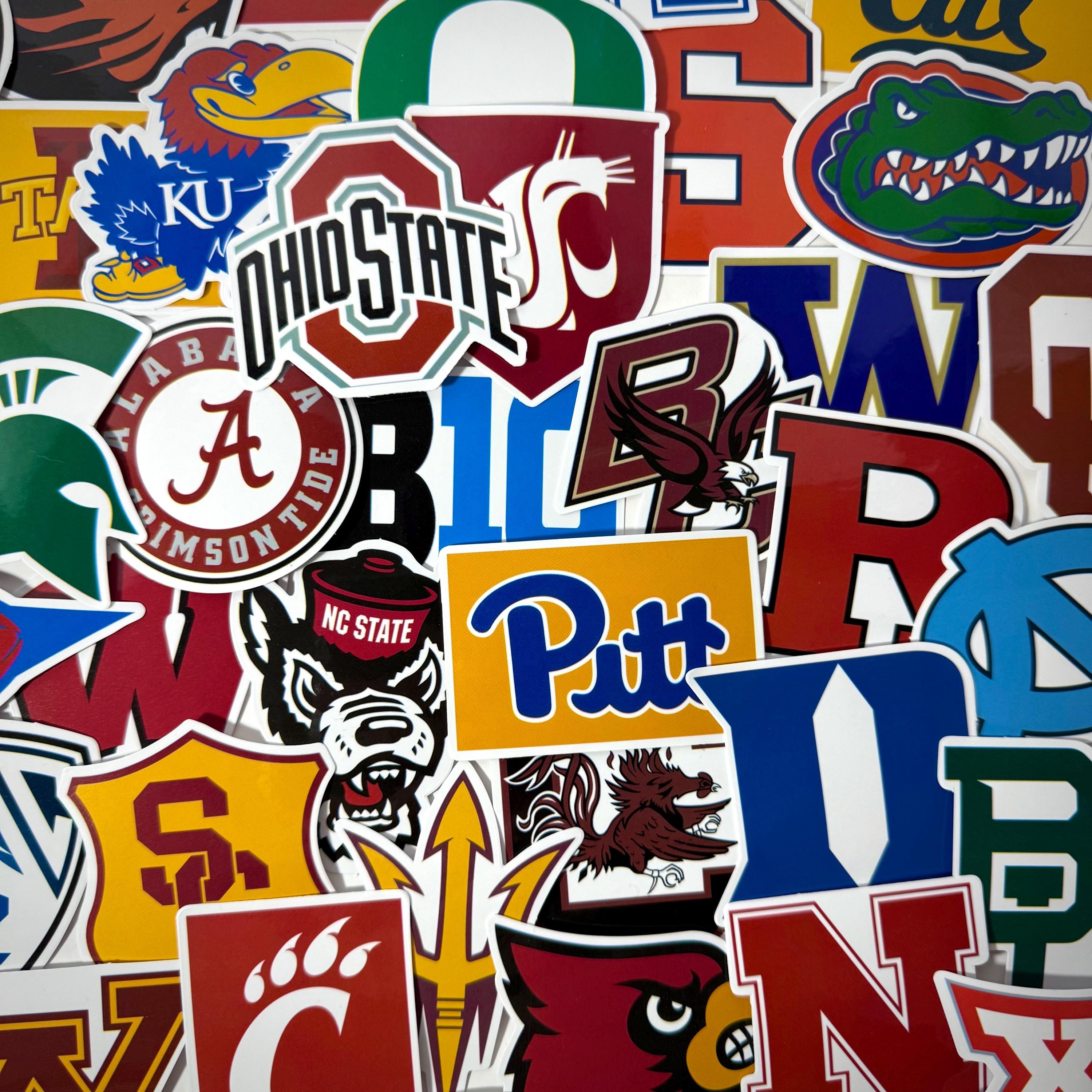 100+ Random College University Sticker Pack | Assorted School Themed ...