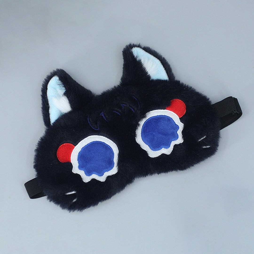 Cat Sleep Mask, Furry Sleep Mask, Furry Mask, Sleep Mask, Black Eye ...