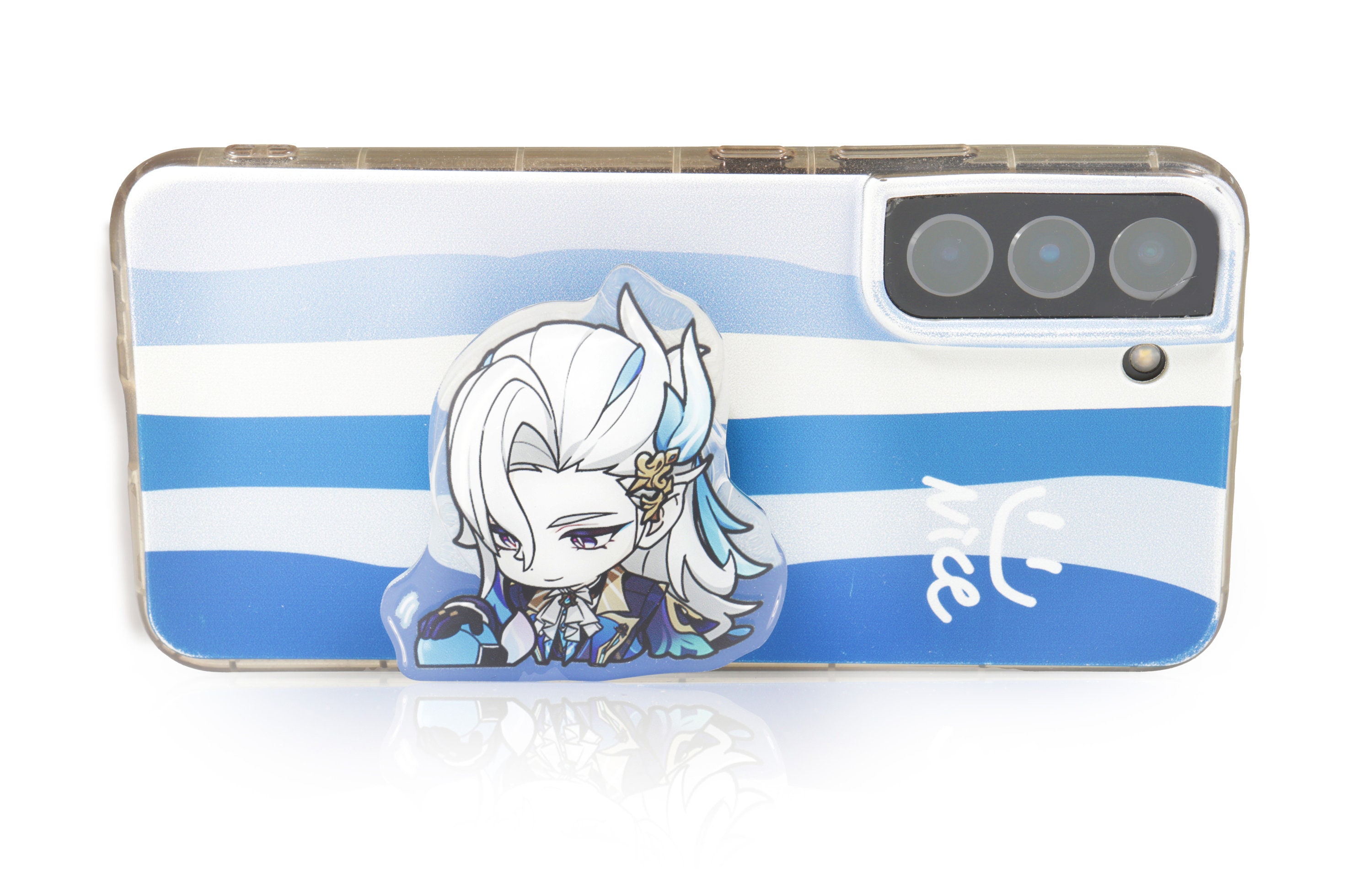 Genshin Impact Phone Holder. Genshin Phone Grip Cute Character Chibi ...