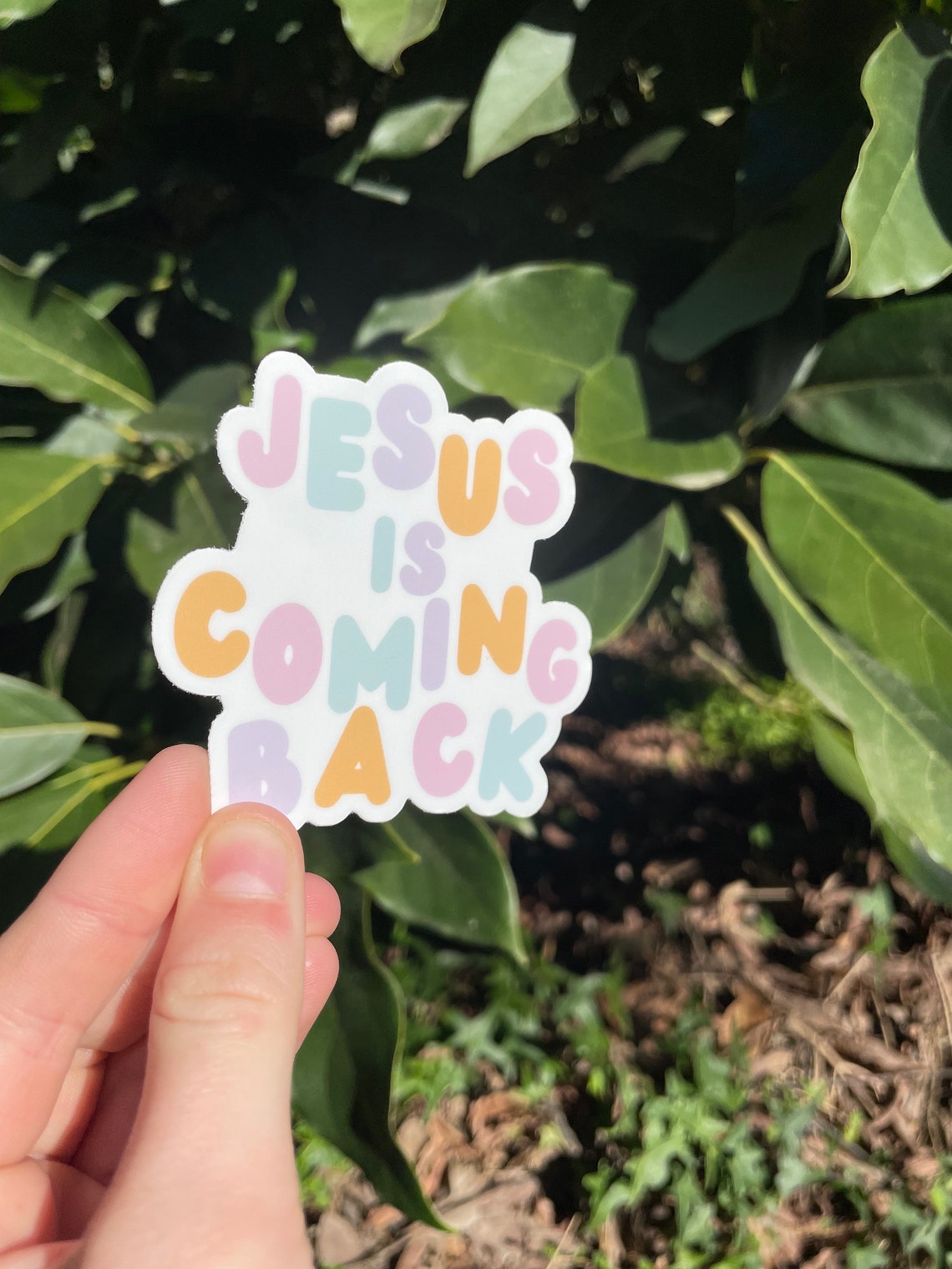 Jesus is Coming Back Sticker / Bible Verse Sticker / Christian Sticker ...