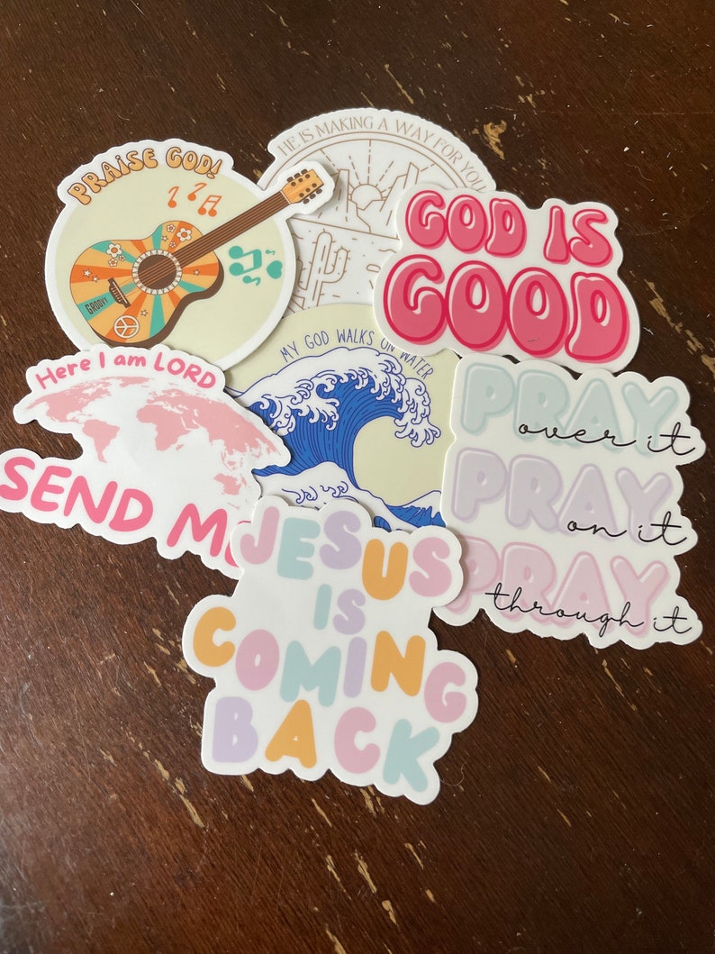 Christian Sticker Pack / Bible Verse Stickers / Christian Stickers ...
