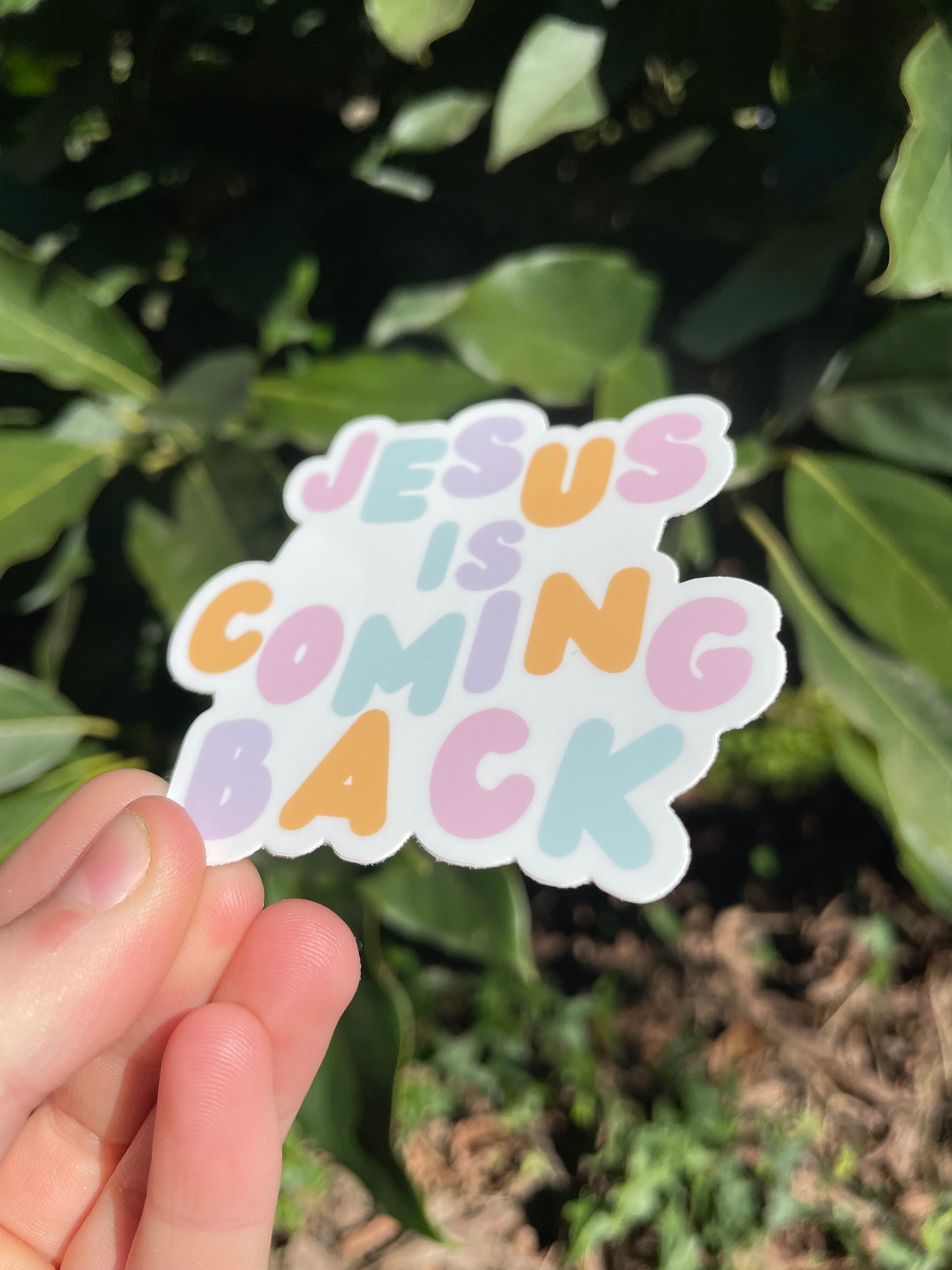 Jesus is Coming Back Sticker / Bible Verse Sticker / Christian Sticker ...
