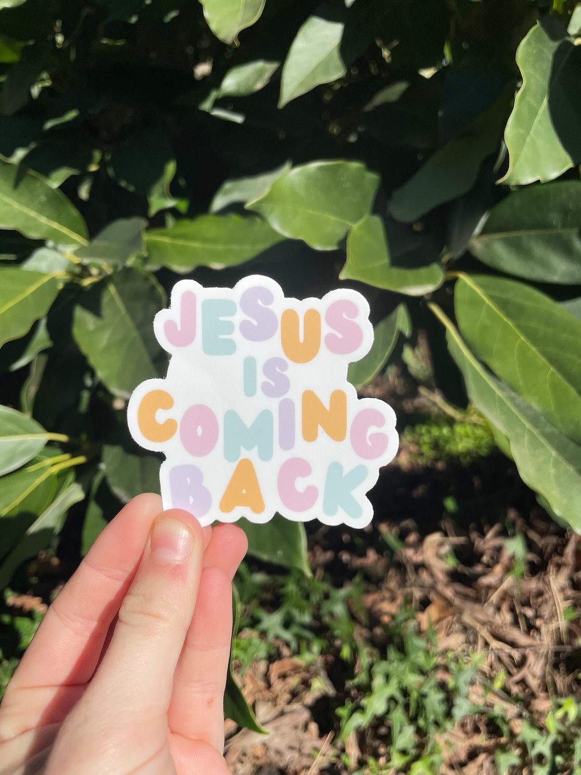 Jesus is Coming Back Sticker / Bible Verse Sticker / Christian Sticker ...