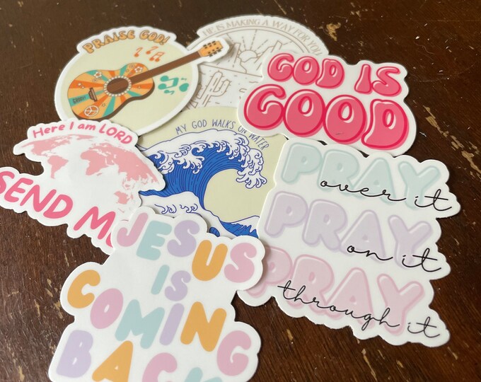 Christian Sticker Pack / Bible Verse Stickers / Christian Stickers ...