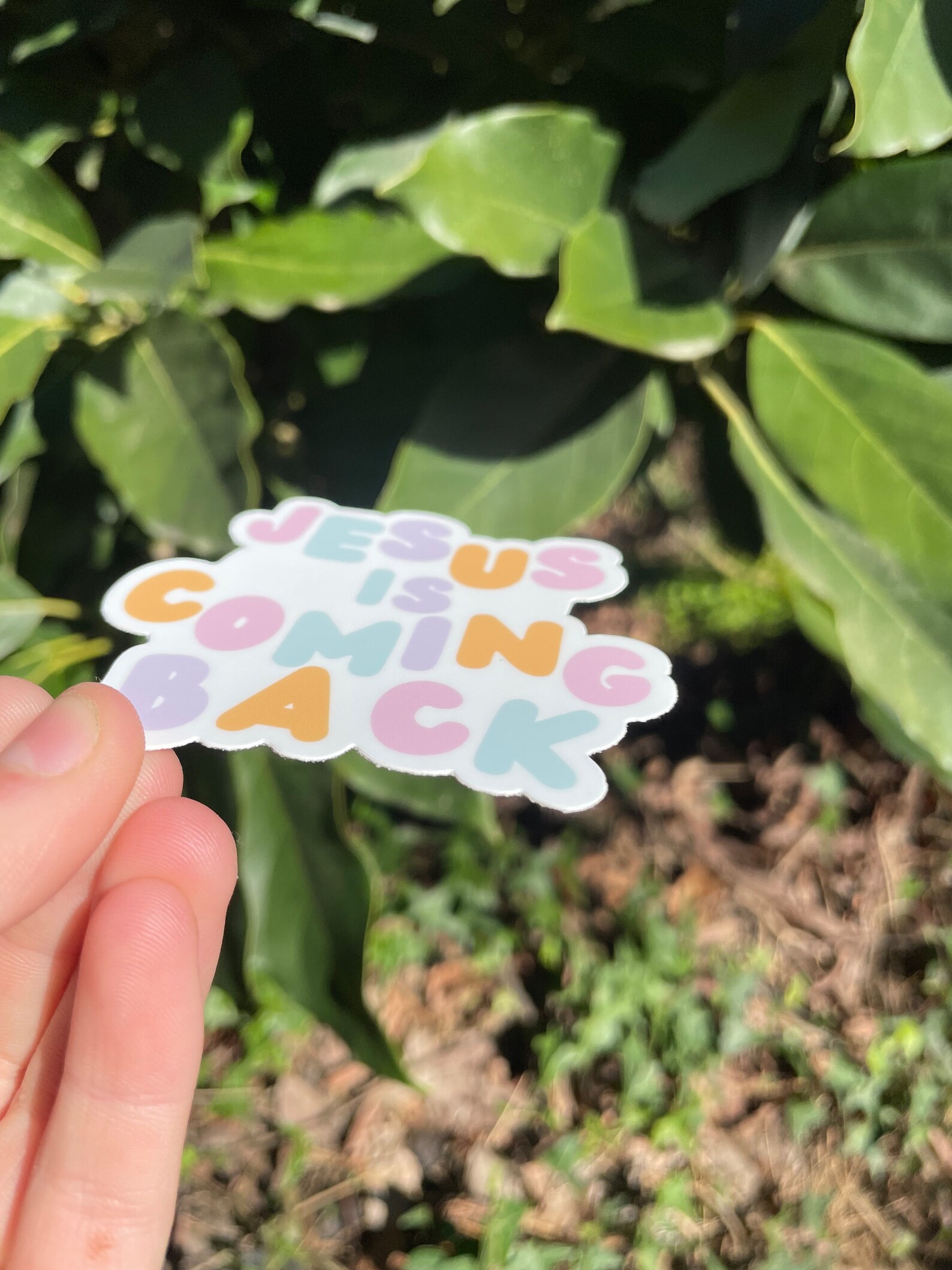 Jesus is Coming Back Sticker / Bible Verse Sticker / Christian Sticker ...