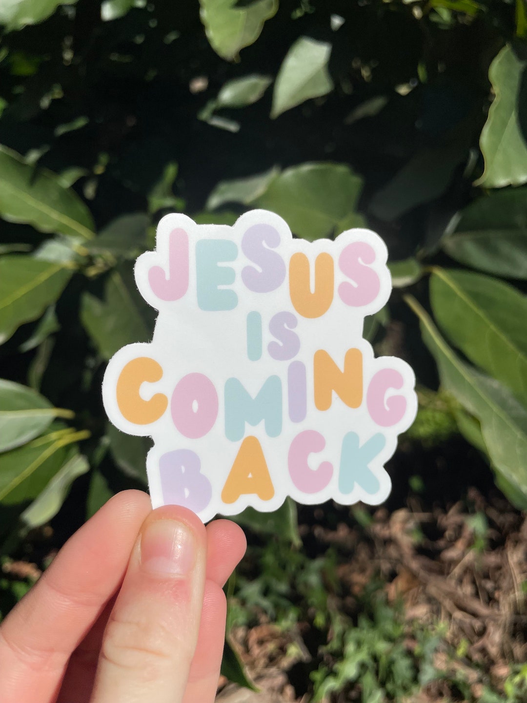 Jesus is Coming Back Sticker / Bible Verse Sticker / Christian Sticker ...