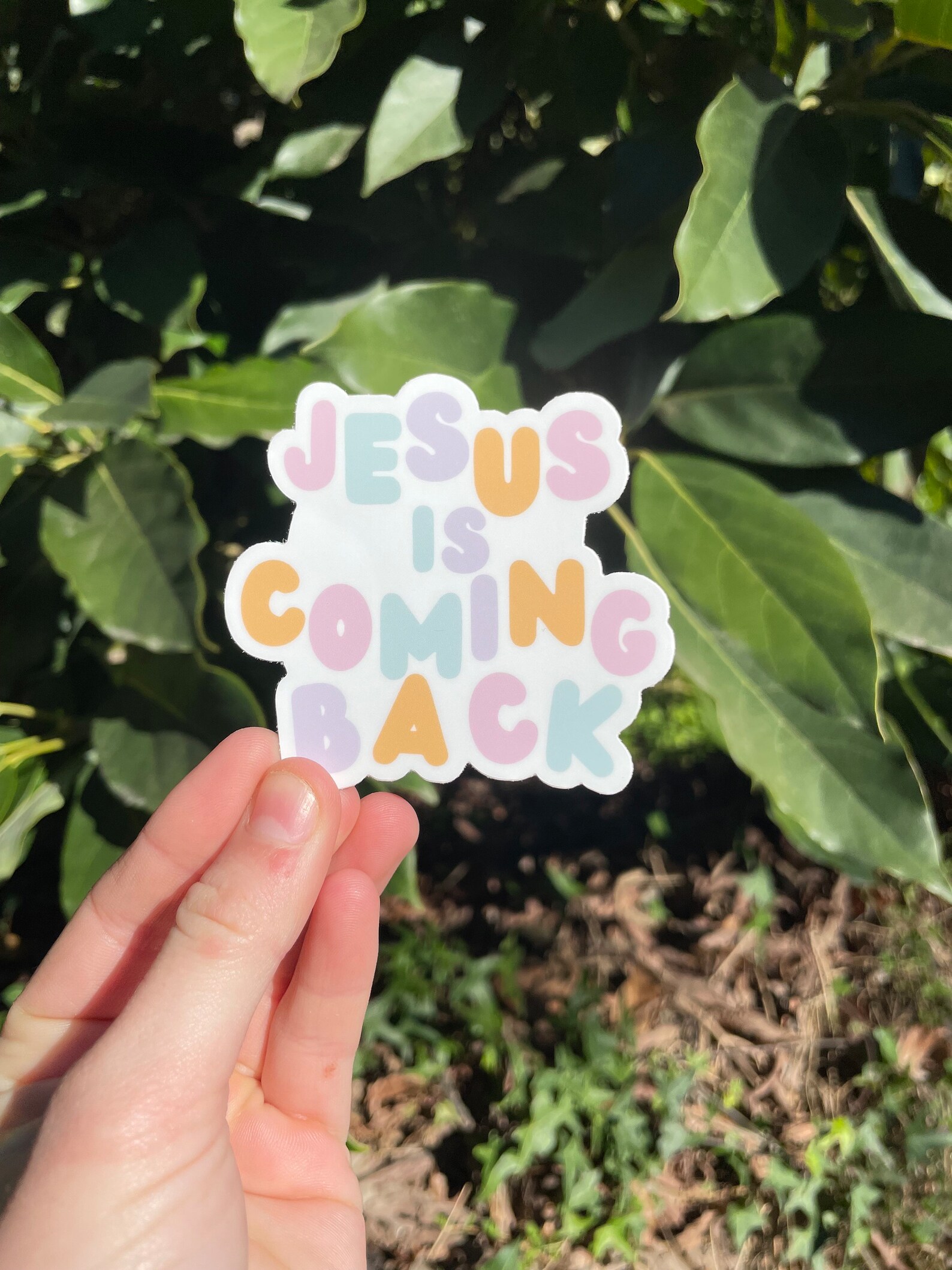 Jesus is Coming Back Sticker / Bible Verse Sticker / Christian Sticker ...