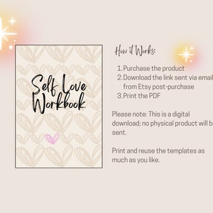 Self Love Workbook | Self Care Planner | Printable | Mindfulness ...