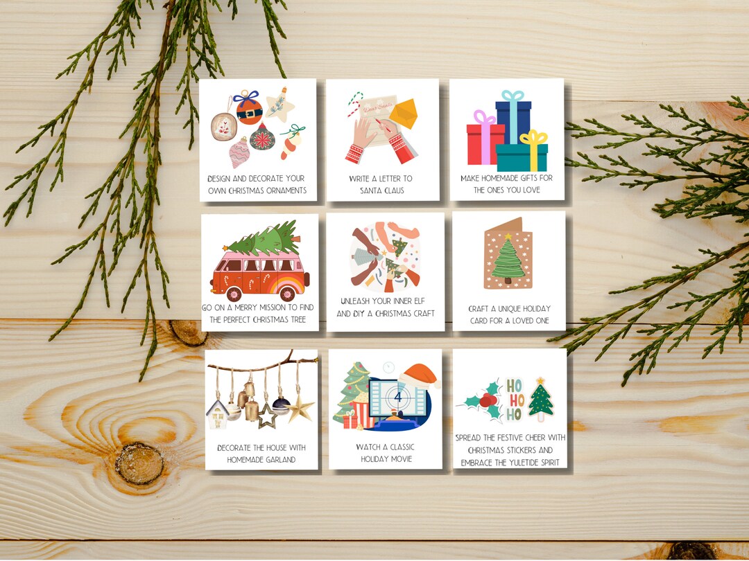 Christmas Activity Cards, Christmas Activities, Kids Holiday Fun ...