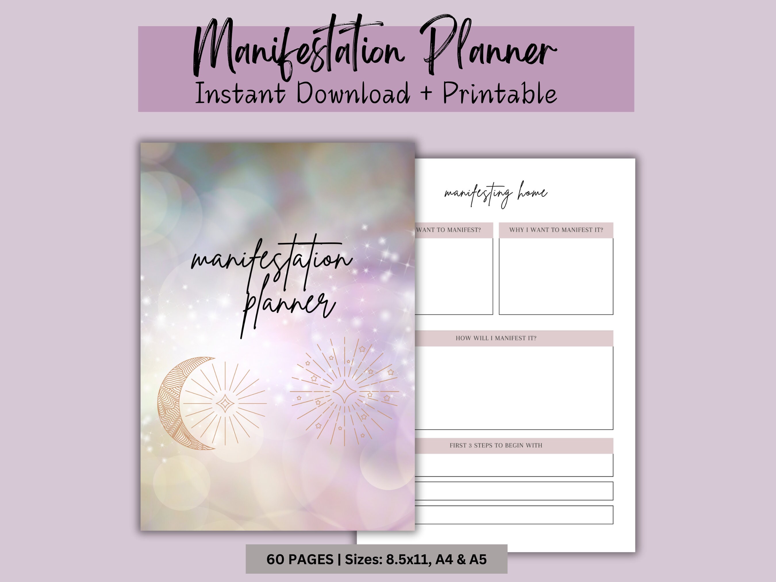 Manifesting Journal Manifest Journal Law of Attraction Gratitude ...