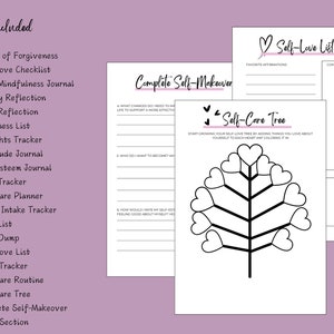Self Love Workbook | Self Care Planner | Printable | Mindfulness ...