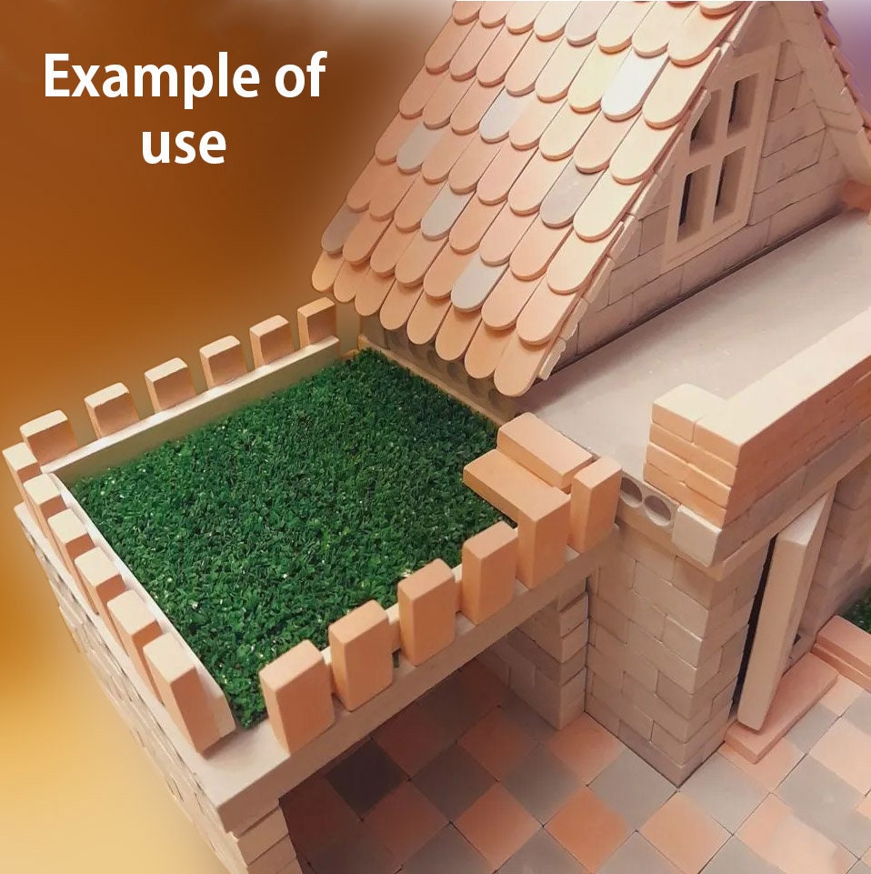 Miniature Fish Scale Roof Tiles - Perfect for Dioramas & Dollhouses ...