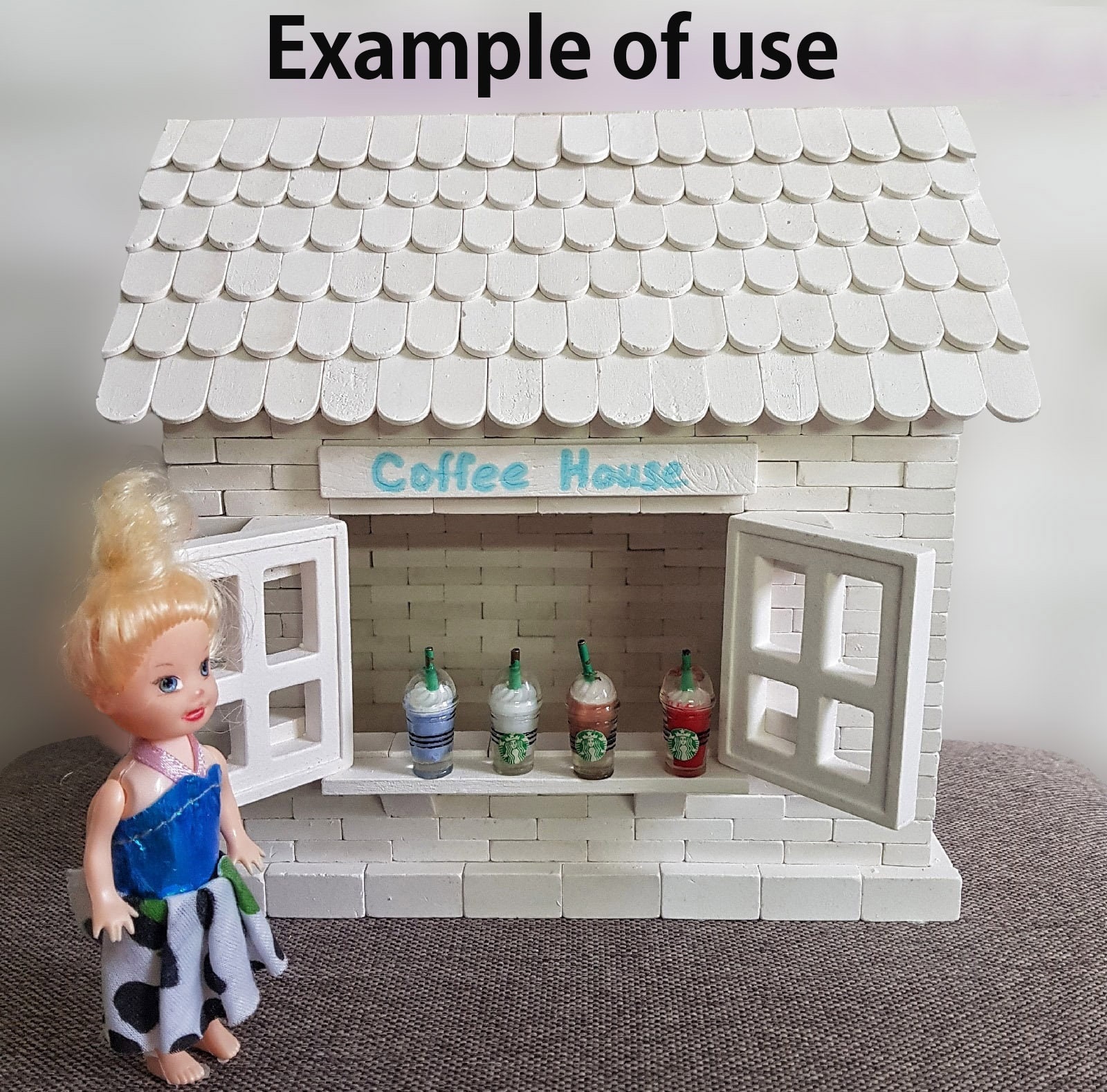 Miniature Fish Scale Roof Tiles Perfect for Dioramas & Dollhouses ...