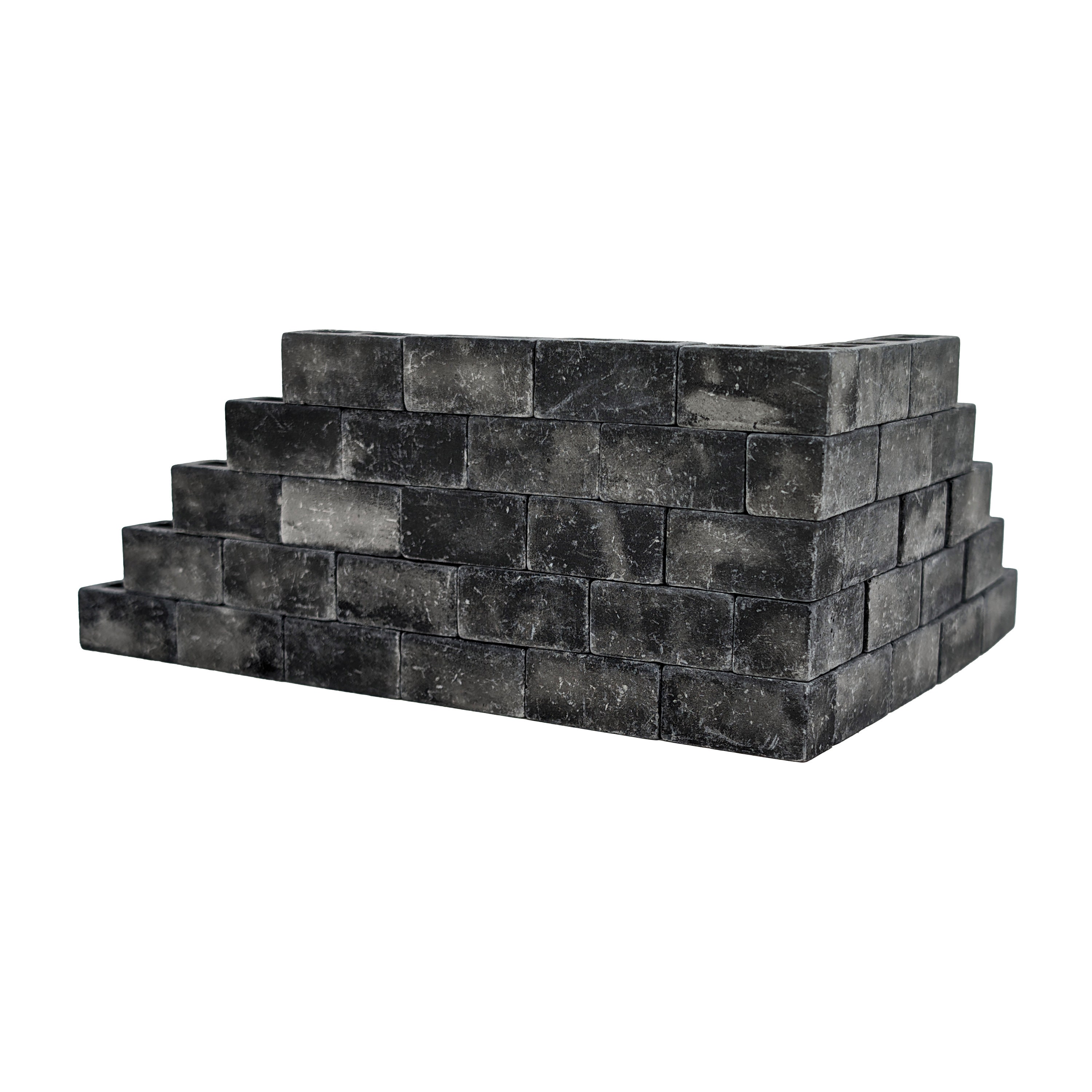 Realistic Miniature Cinder Blocks - Dark Grey, Weathered - Perfect for ...