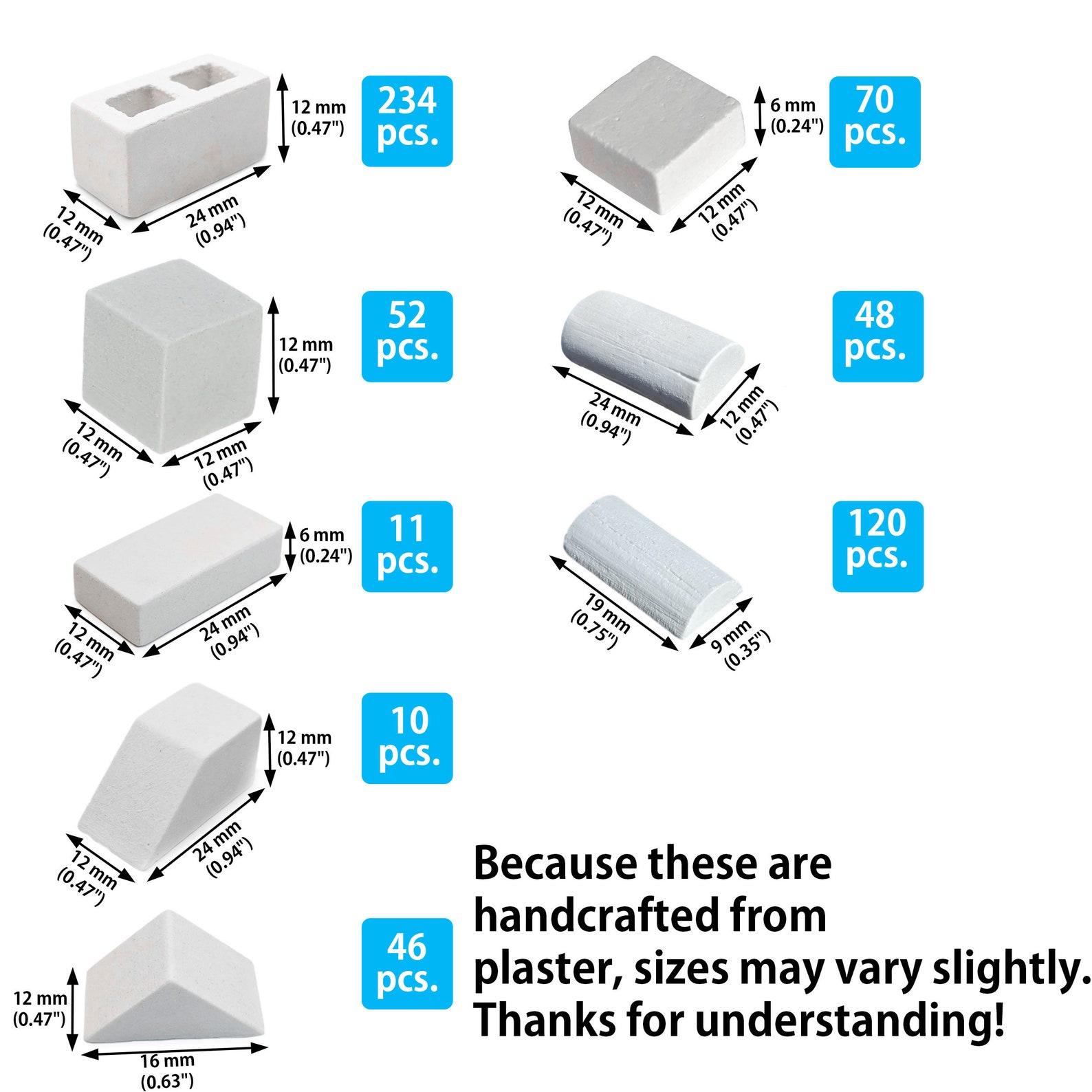 Miniature Brick Japanese Tea House Building Kit: Eco-friendly Plaster ...