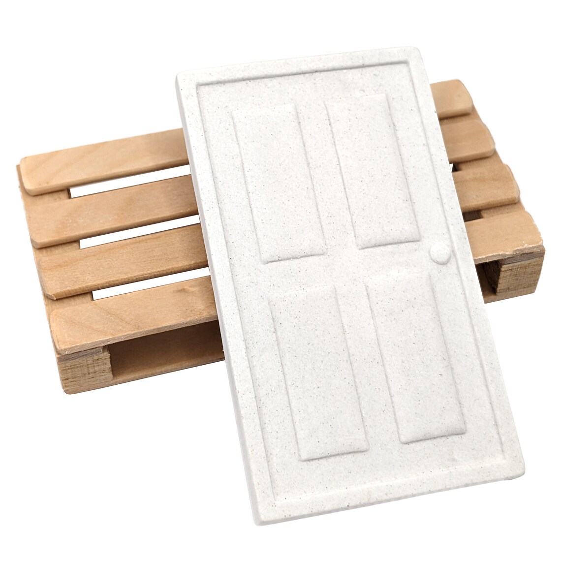 Realistic Miniature Plaster Door - Detailed Door for Dioramas and ...