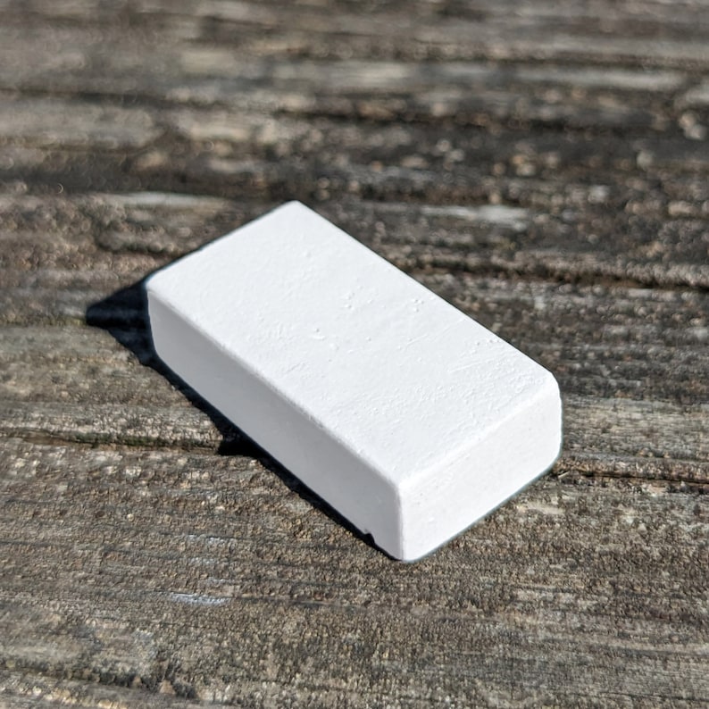 Eco-friendly White Plaster Miniature Bricks for Realistic Models (1:10 ...