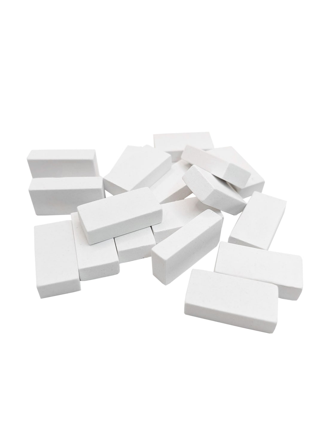 Eco-friendly White Plaster Miniature Bricks for Realistic Models (1:10 ...