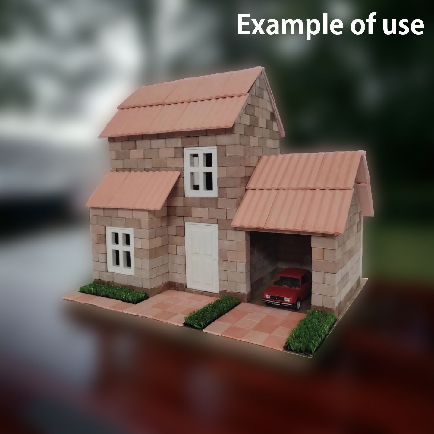 Realistic Miniature Plaster Door - Detailed Door for Dioramas and ...