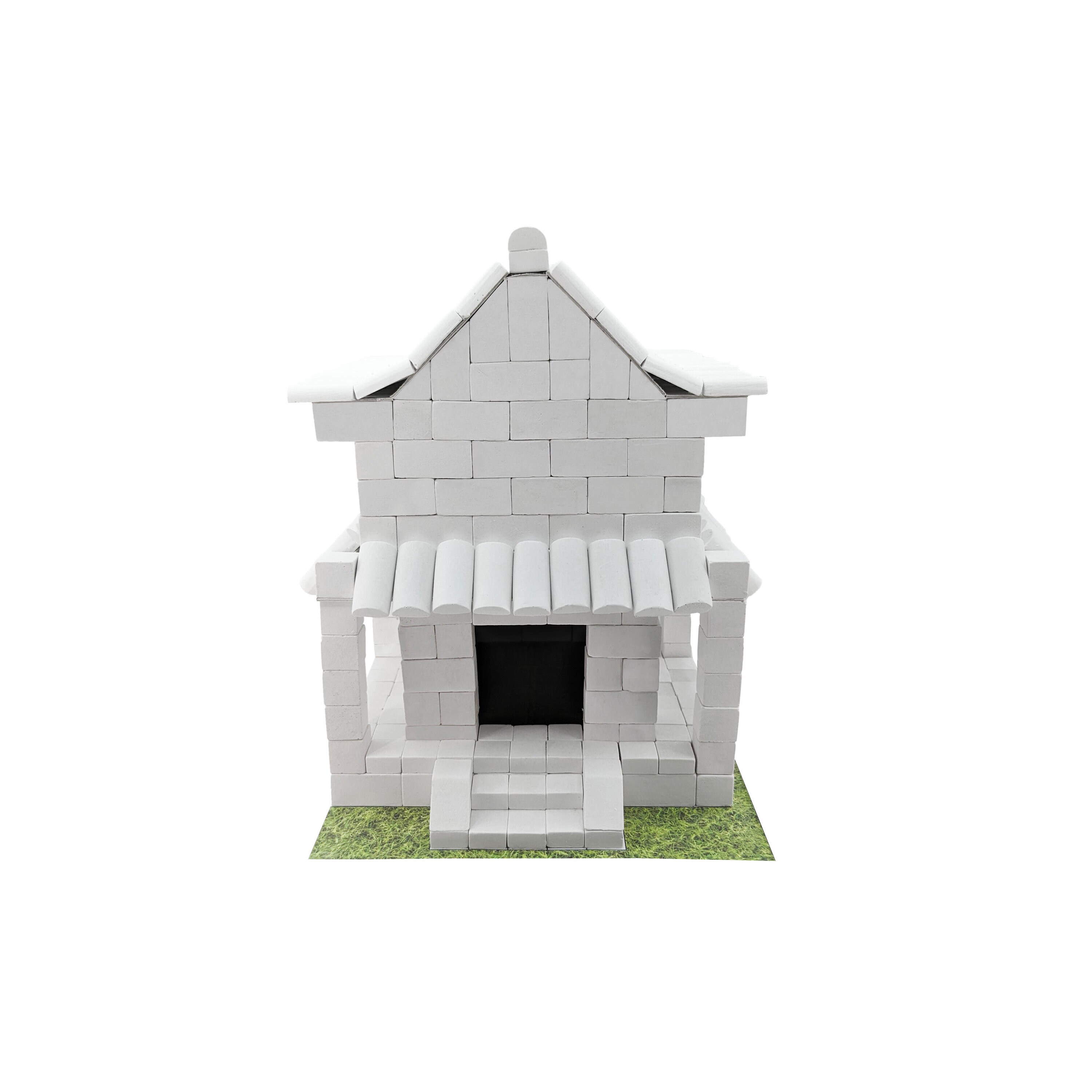 Miniature Brick Japanese Tea House Building Kit: Eco-friendly Plaster ...