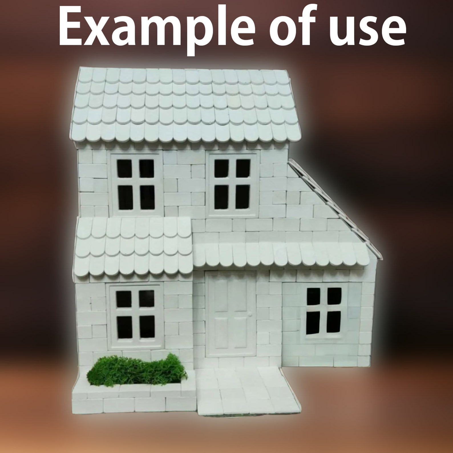 Realistic Miniature Plaster Door - Detailed Door for Dioramas and ...