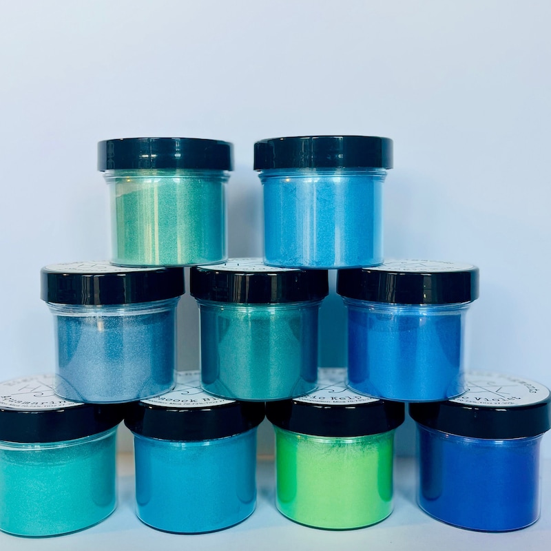 Blue Mica Powder - Etsy