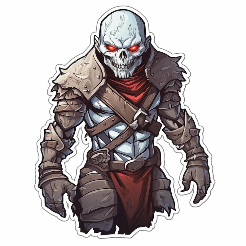 Dnd Monster Tokens Ghouls and Undead Downloadable VTTRPG Stickers ...