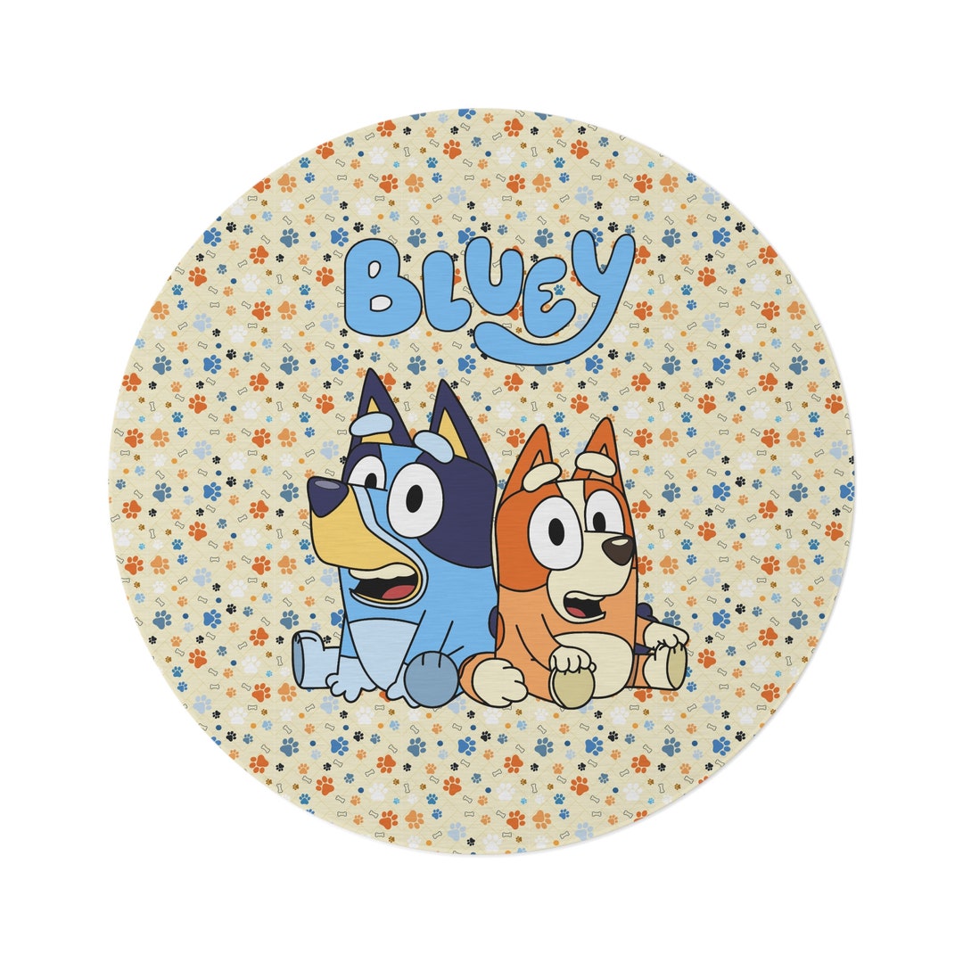 Bluey Round Rug YB - Etsy