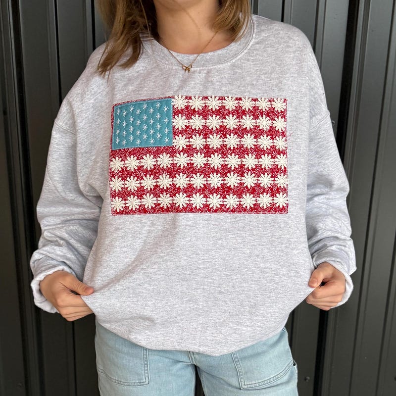 Patch Work Sweatshirt - Etsy