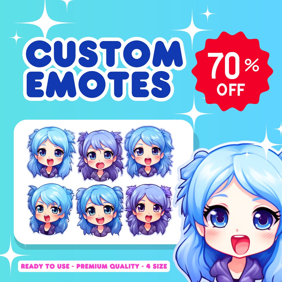 Custom Twitch Emotes or Kick Emotes Twitch Emoji for Streamer Twitch ...