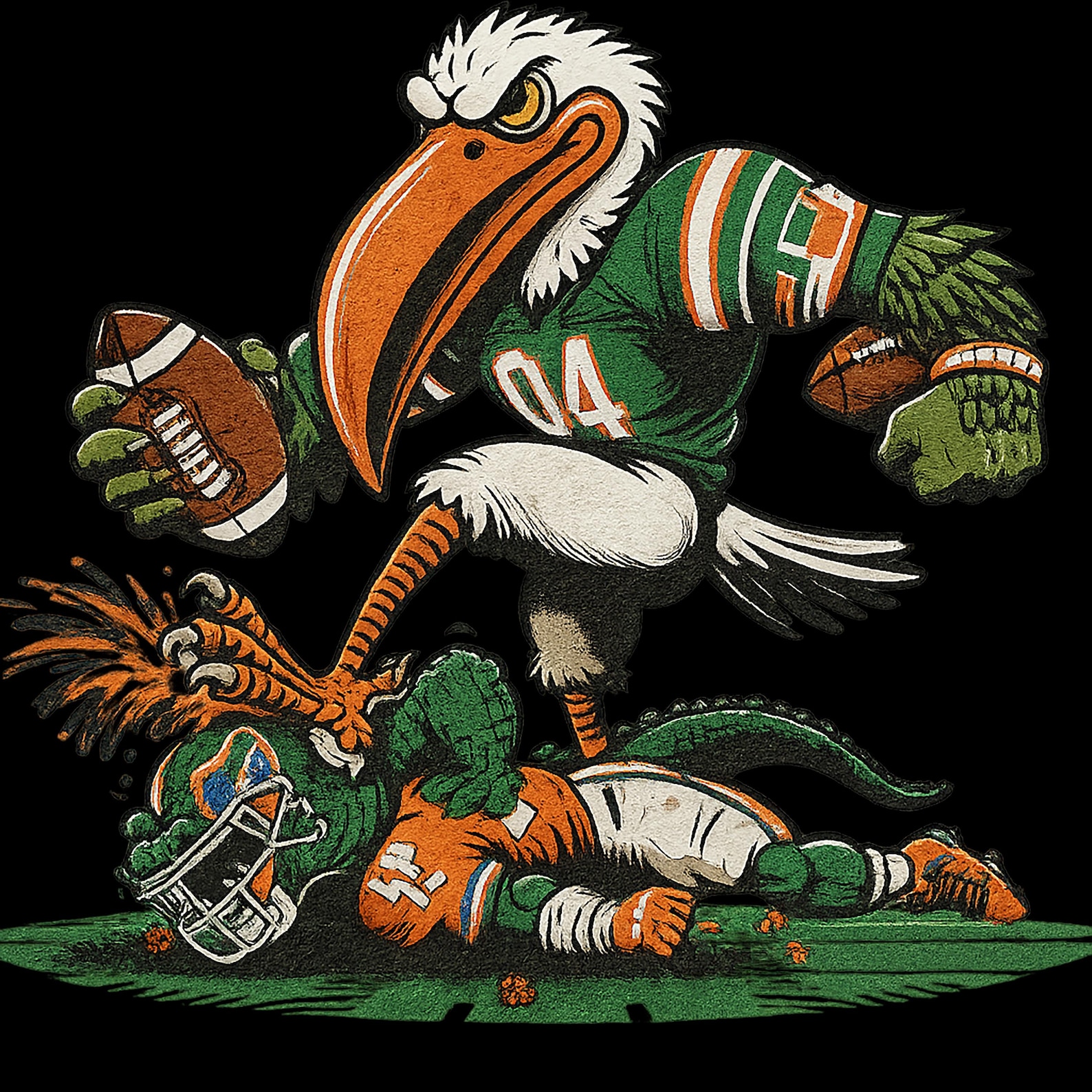 Canes Vs Gators Png , Canes, Rivalry, Football, Sports, College ...