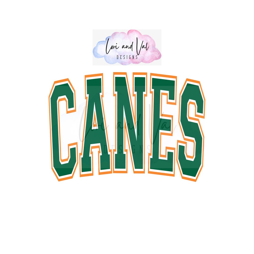 Canes Png , Canes, Football, Sports, College - Etsy