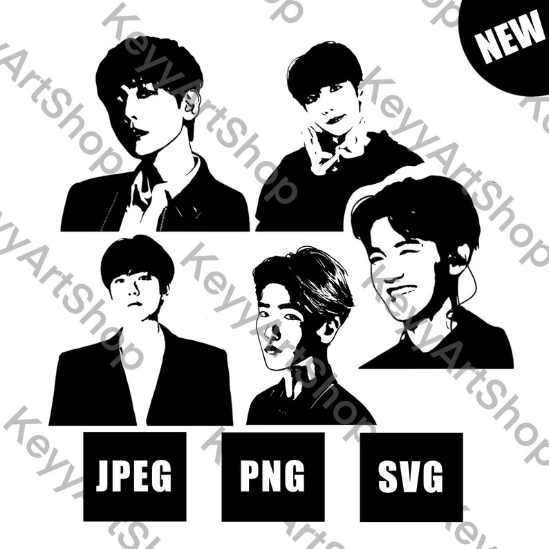 Baekhyun Svg Cut File for Cricut, Baekhyun Sublimation, Exo Silhouette ...